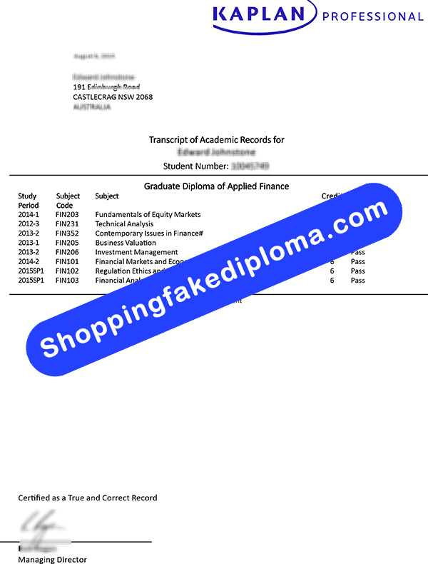 Where Can I Buy Fake Kaplan Transcript | Buy fake Diploma|Buy Degree ...