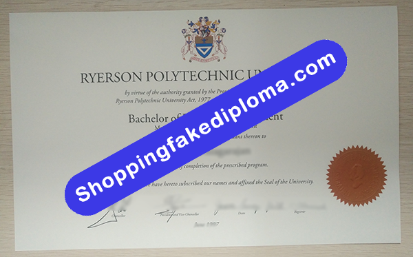 Where Can I Buy Fake Ryerson Polytechnic University Degree | Buy fake ...