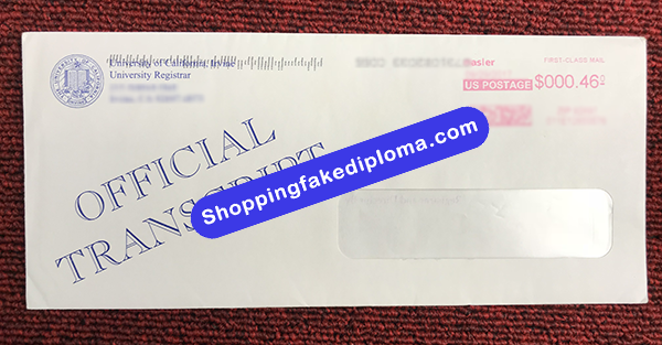 Official University of California Irvine Transcript Envelope: Your ...