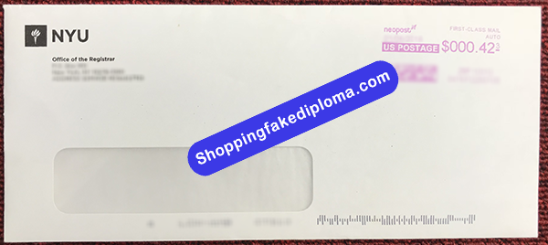 How Much New York University Transcript Envelope | Buy fake Diploma|Buy ...