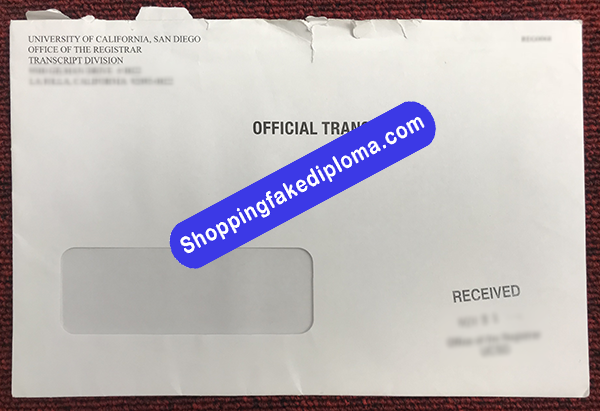 How to get University of Calidornia San Diego State University Envelope ...
